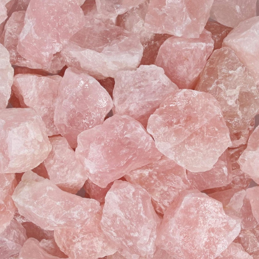 10pcs Large Rose Quartz Crystal Chunk Rose Quartz Rough Stone Brazilian ...