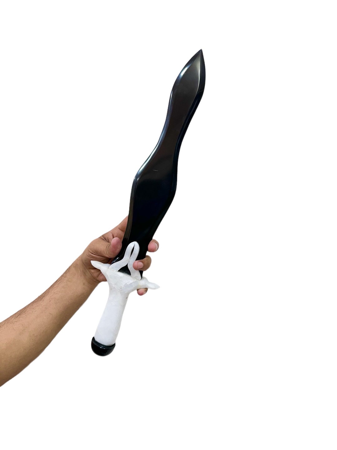 20 Natural Black Obsidian Large Sword, Dagger Cutter,athame Knife ...