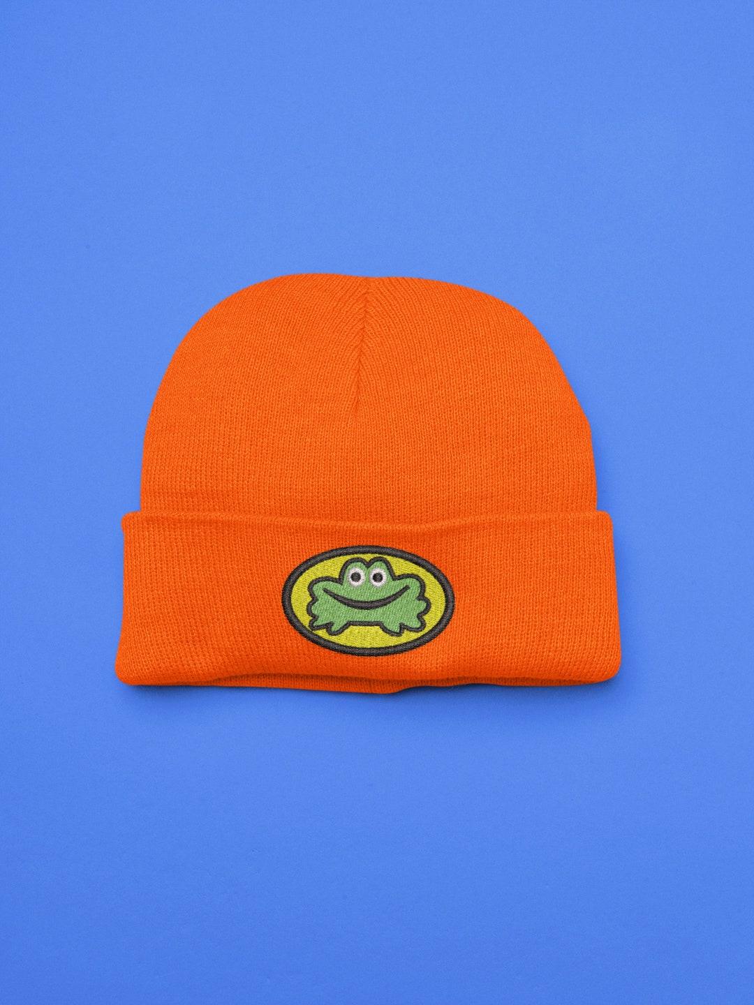 8-bit Believe Frog Beanie - Etsy