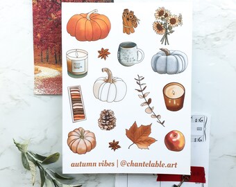 Fall stickers | Etsy