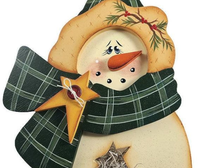 Winter Welcome Decor, Snowmen Decor, Snowman Decor, Hand Painted Wood ...