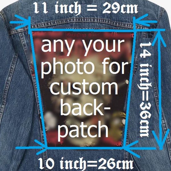 Back Patch - Etsy UK