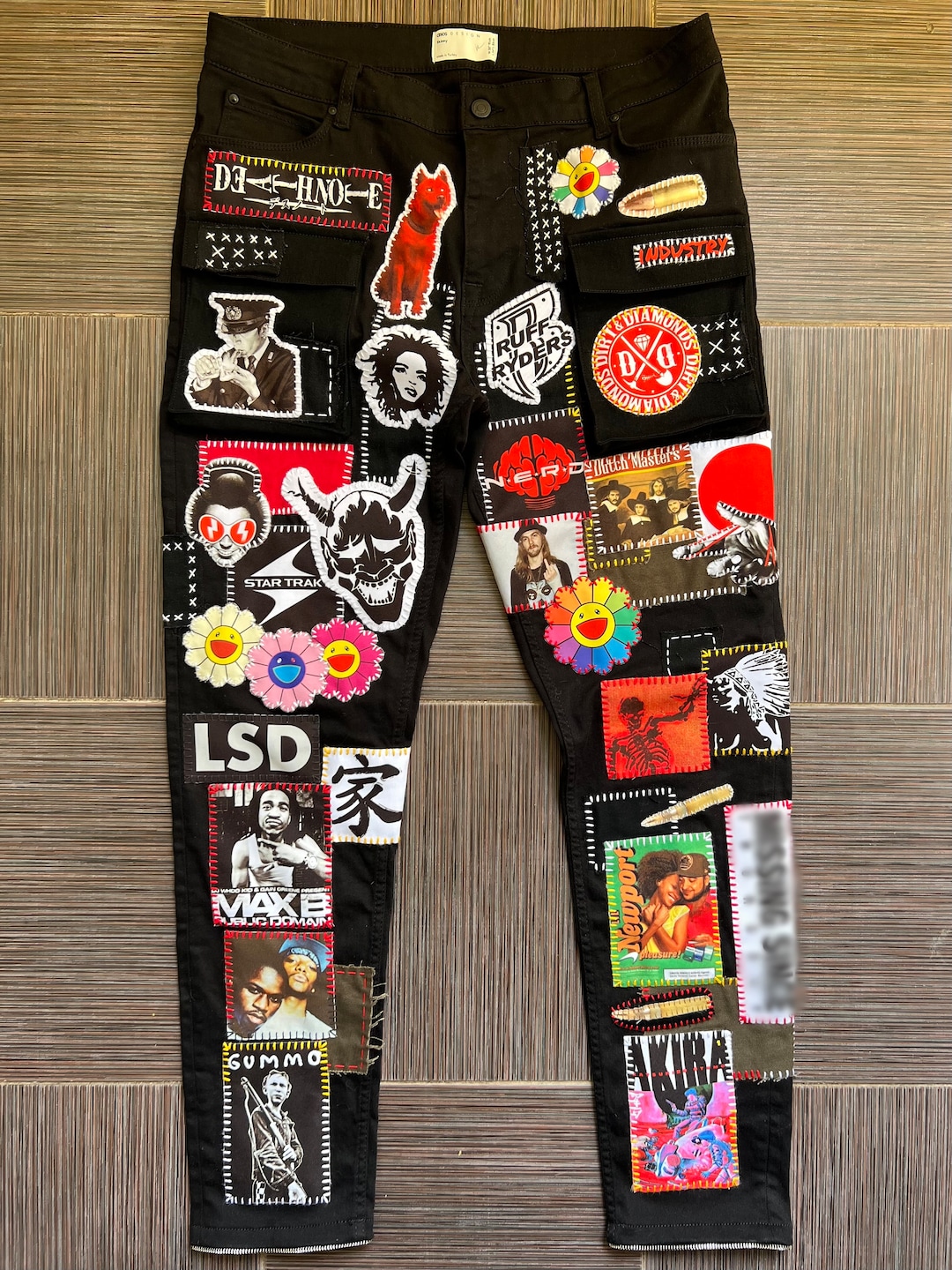 Righteous P Crust Jeans Handmade Patchwork Custom - Etsy