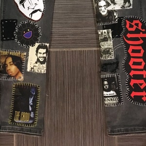 Handmade Jeans Inspired by the Crow - Etsy