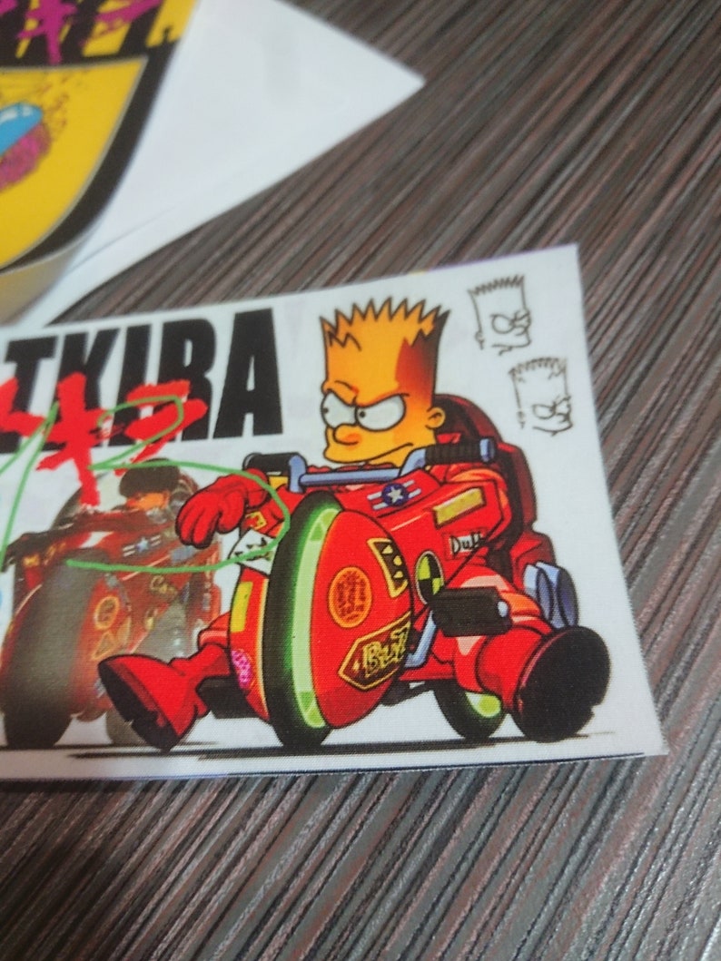 AKIRA Parody BARTKIRA Patch Set DTG for Sewing of Your Choice - Etsy