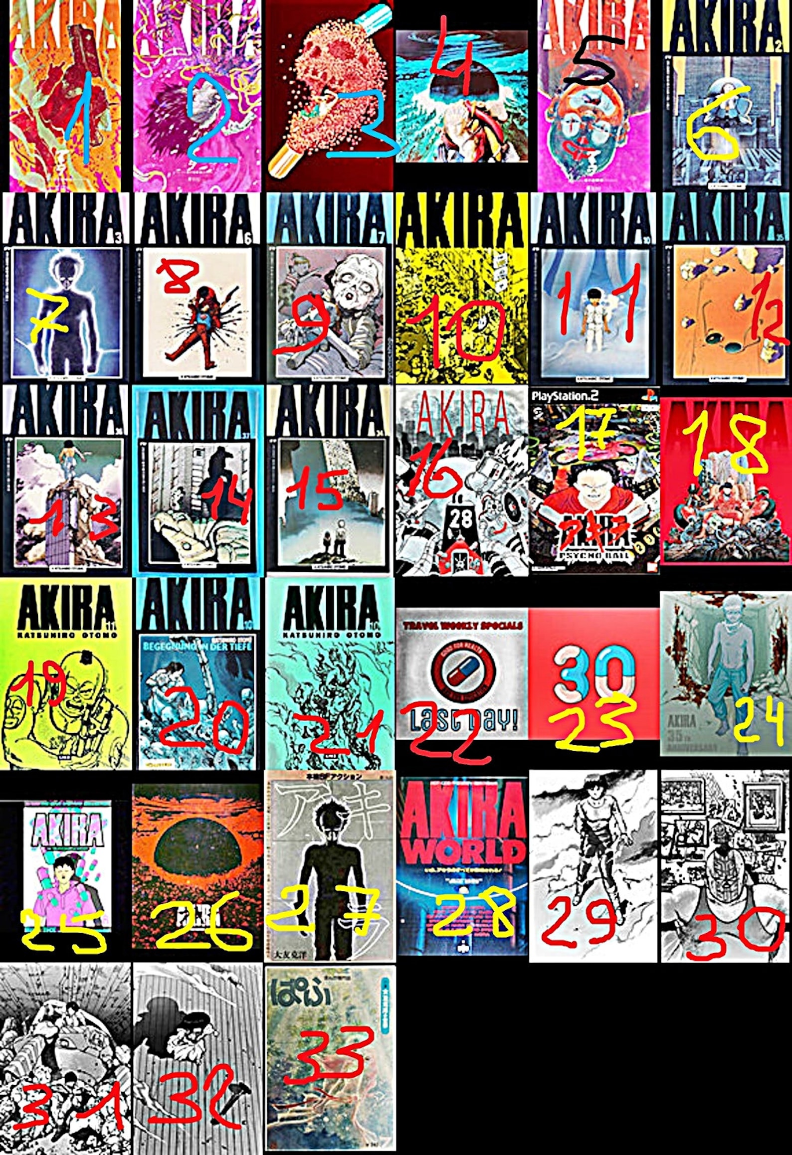AKIRA Patch Set DTG for Sewing of Your Choice - Etsy