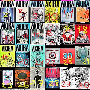 AKIRA Patch Set DTG for Sewing of Your Choice - Etsy