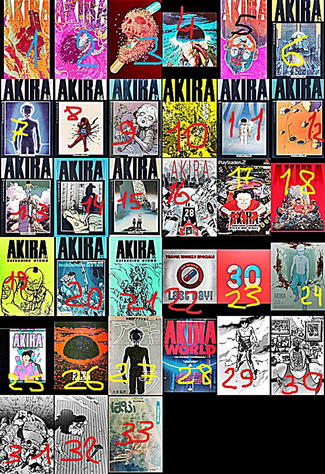 AKIRA Patch Set DTG for Sewing of Your Choice - Etsy