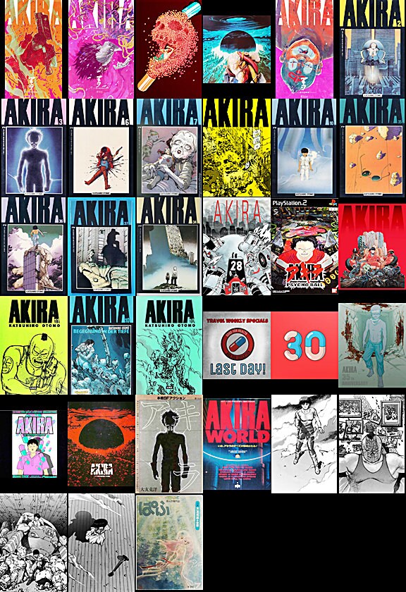 AKIRA Patch Set DTG for Sewing of Your Choice - Etsy