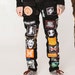Custom Handmade Crust Patchwork Destroyed Jeans Black Skinny - Etsy