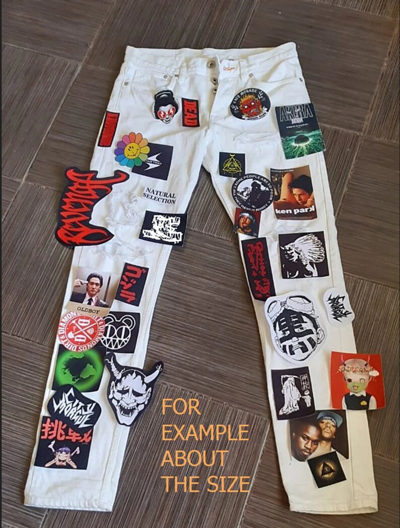 Custom Handmade 30 Patches for Jeans - Etsy