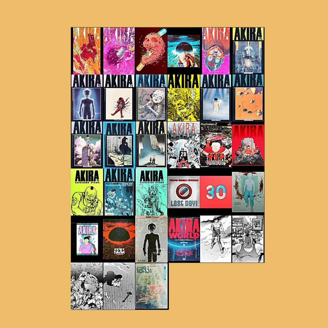 AKIRA Patch Set DTG for Sewing of Your Choice - Etsy