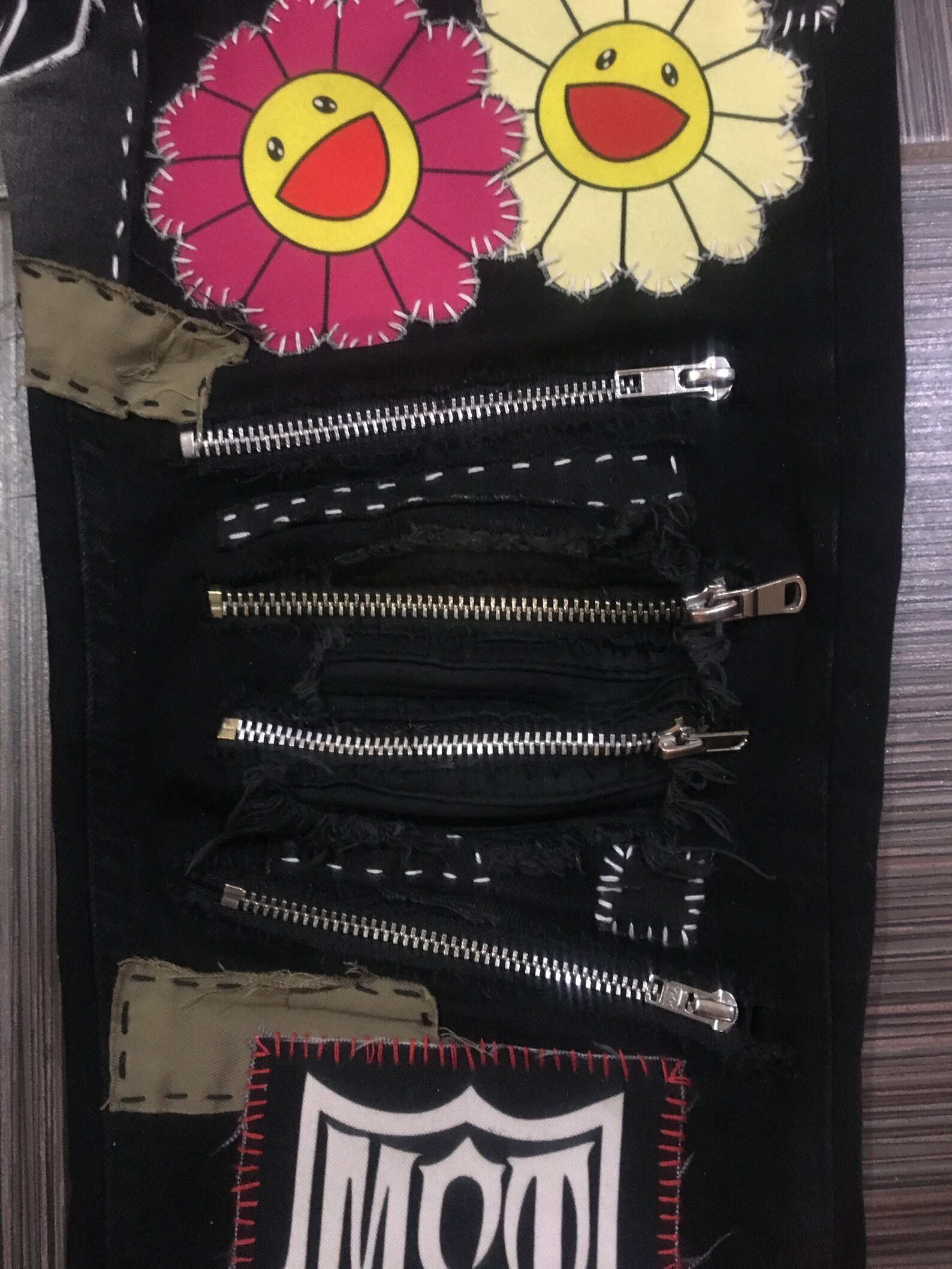 Custom Handsmade Patchwork Jeans Righteous P Pair Skinny - Etsy