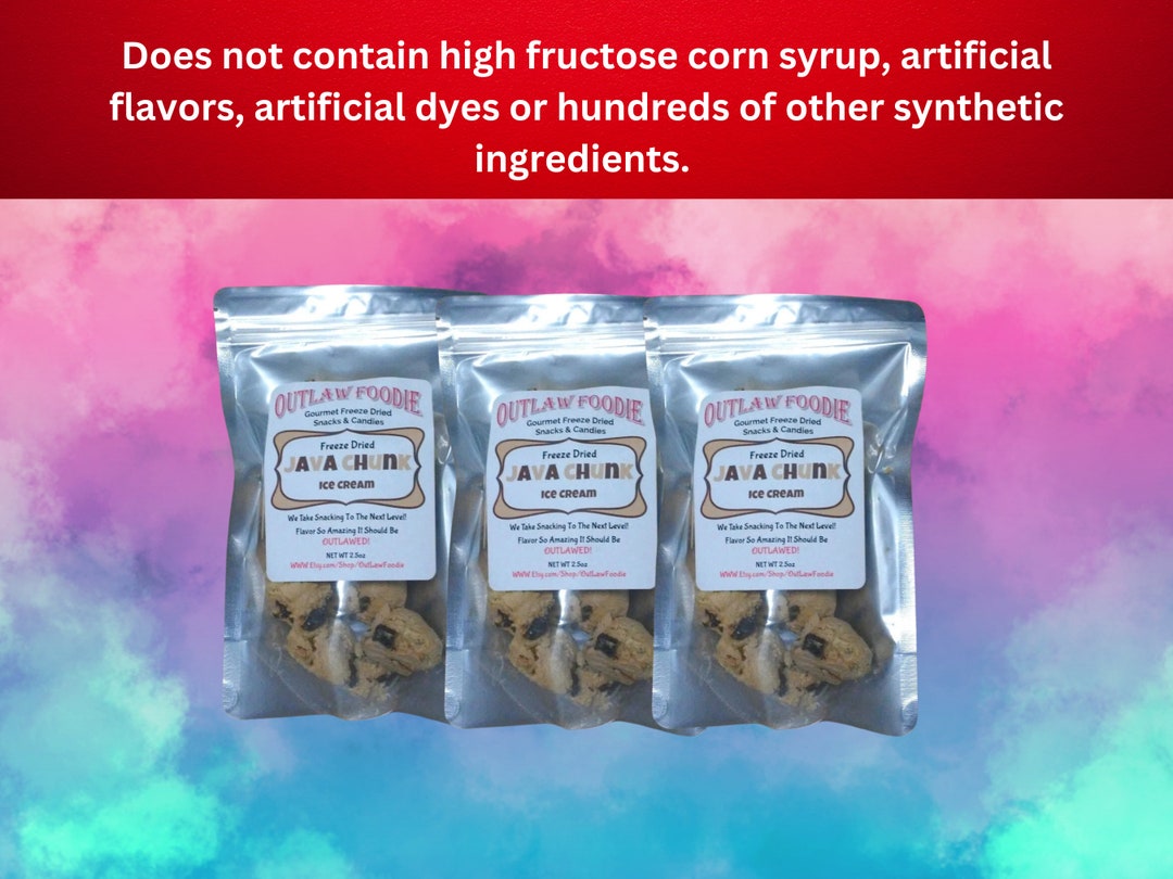 Java Chocolate Chunk Ice Cream Freeze Dried, Valentine's Day Gift ...