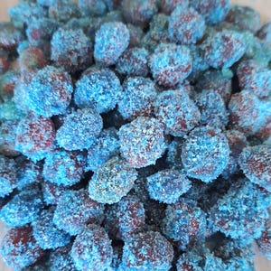 Sour Blue Raspberry Fruit Bombs, Candy, Sour Gummies, Sour Watermelon ...