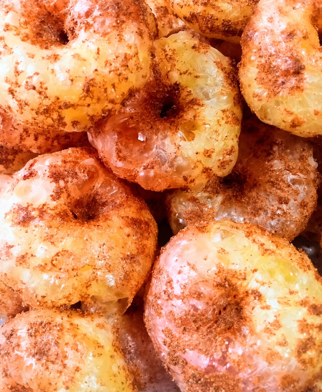 Chamoy Chili Peach Rings Freeze Dried, Gummie Candy, Easter Candy ...