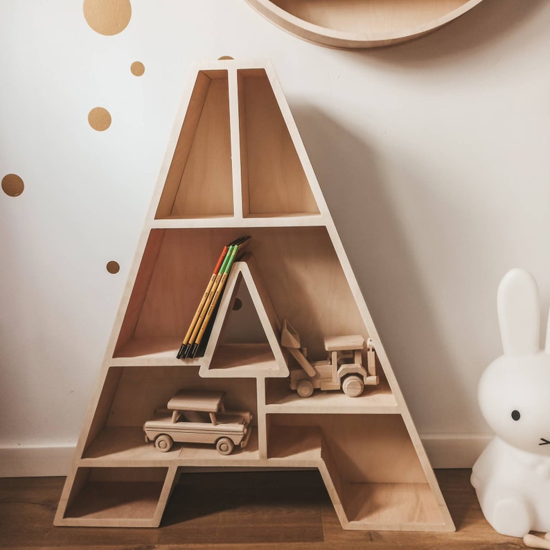Regal Shelf for Kids Room Letter A - Etsy
