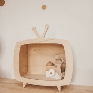 Mini Wood TV Plywood Decor for Kids Television - Etsy