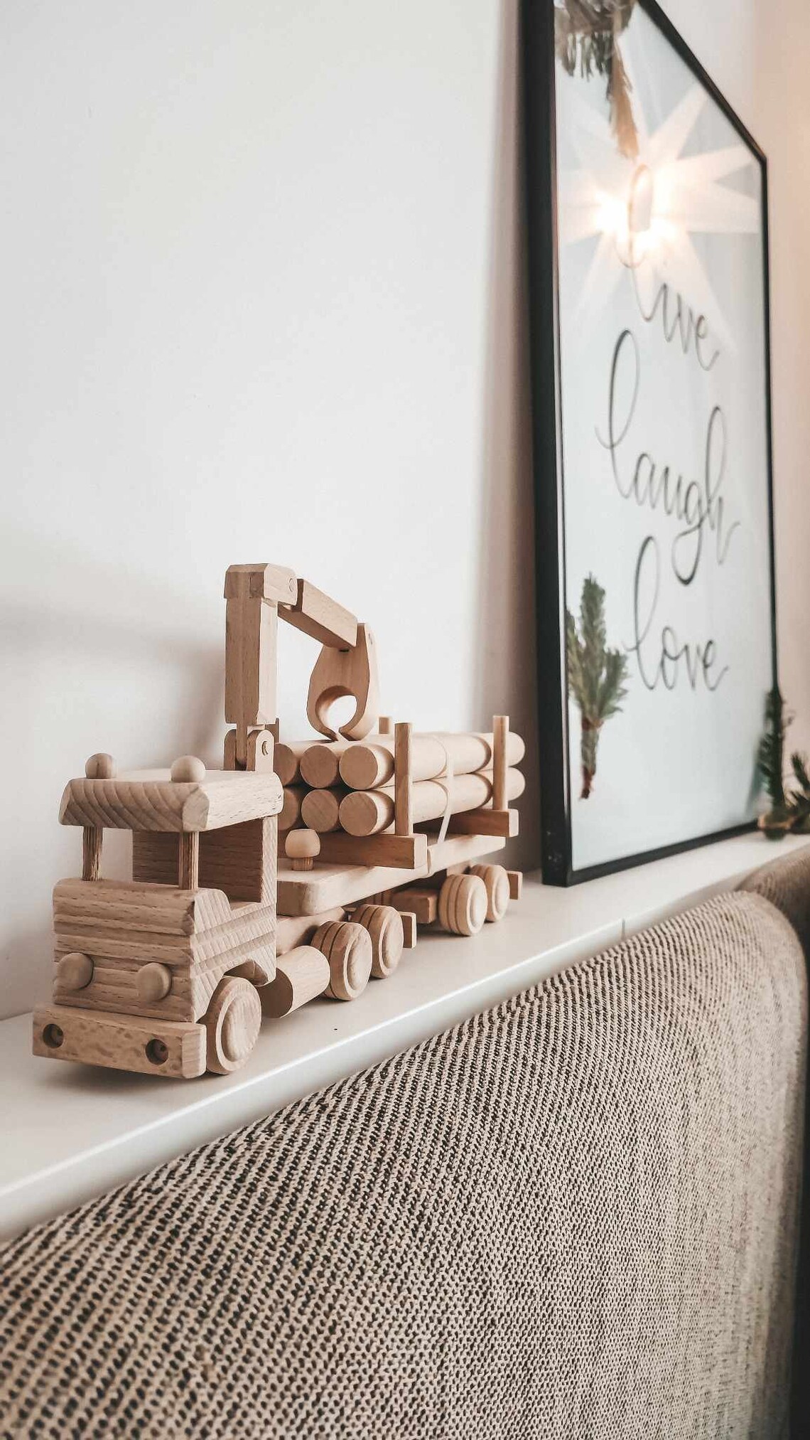 Wooden Truck, Timber Beams, Kids Toys Wood, Montessori Toys, Eco - Etsy