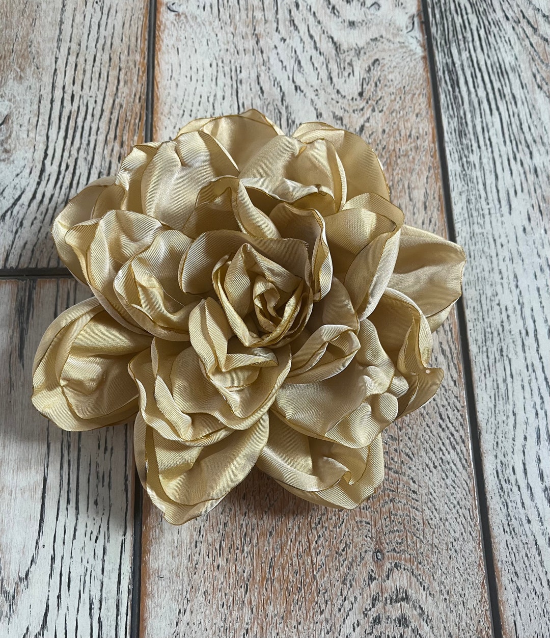 Gold Flower Brooch Large Flower Pin Party Brooch Corsage Flower Golden ...