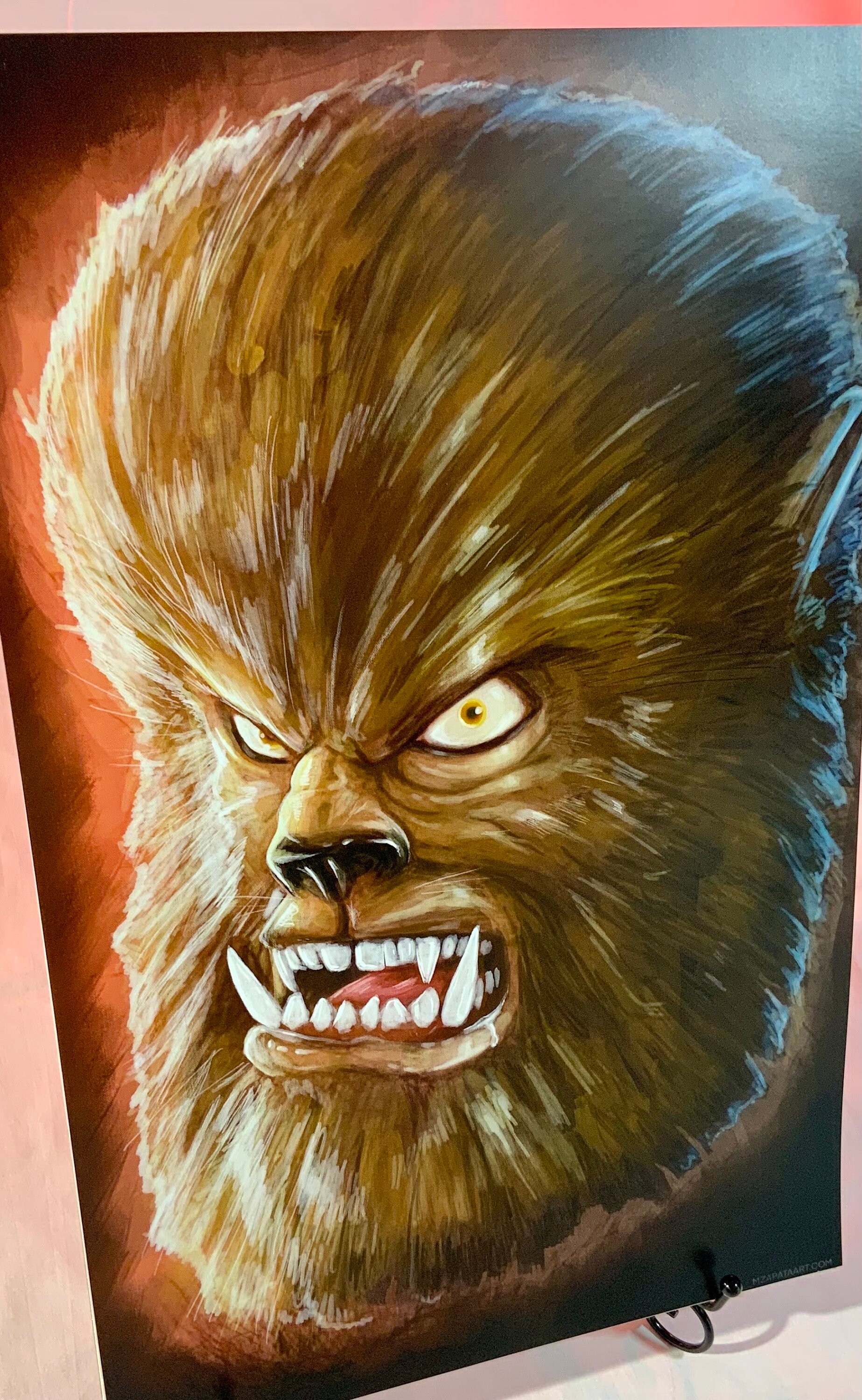 Wolfman Art Print: Monster Head Collection, Halloween Decor (11x17) - Etsy