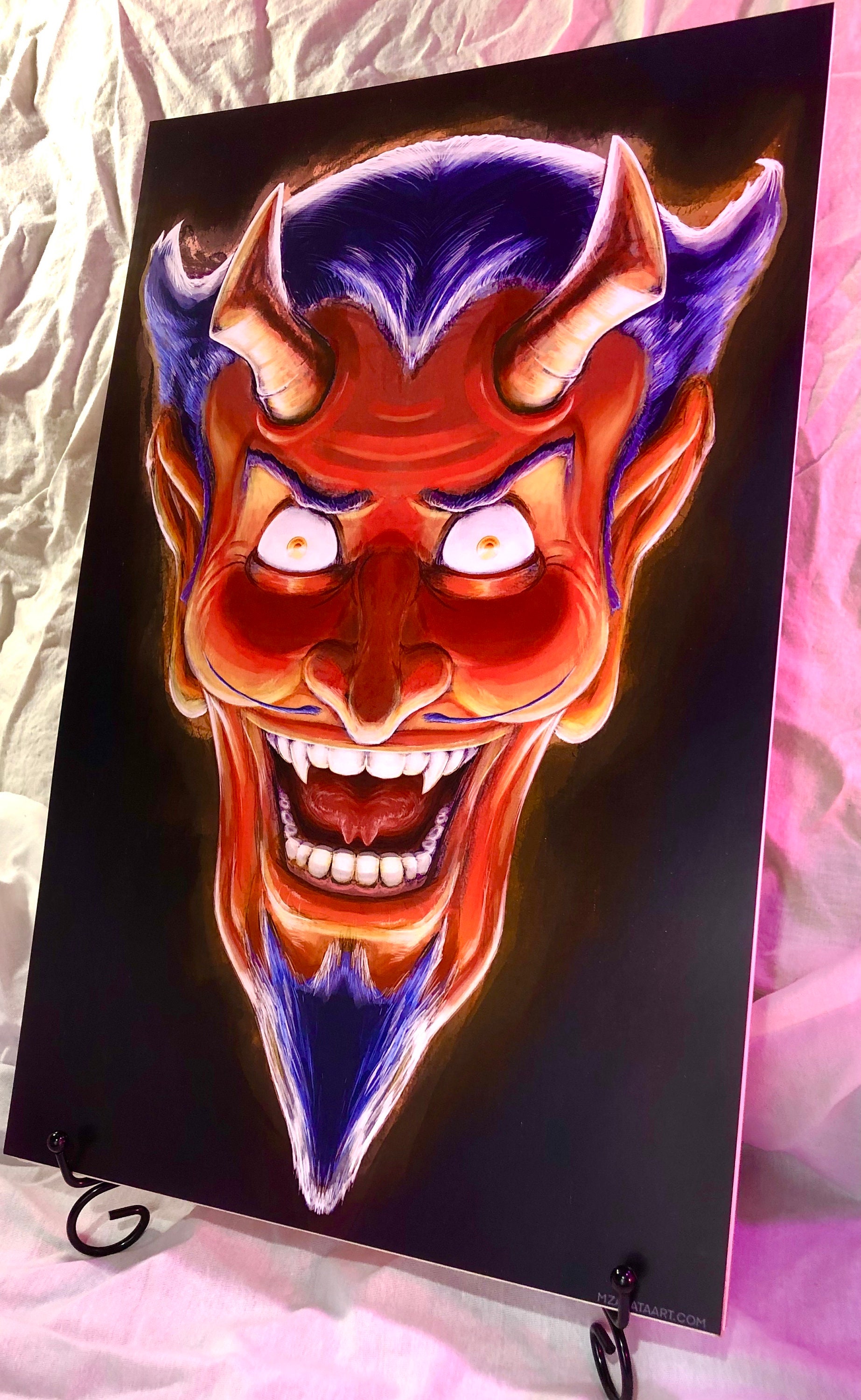 The Devil, Halloween Decor, Art Poster Print, Halloween Wall Art ...