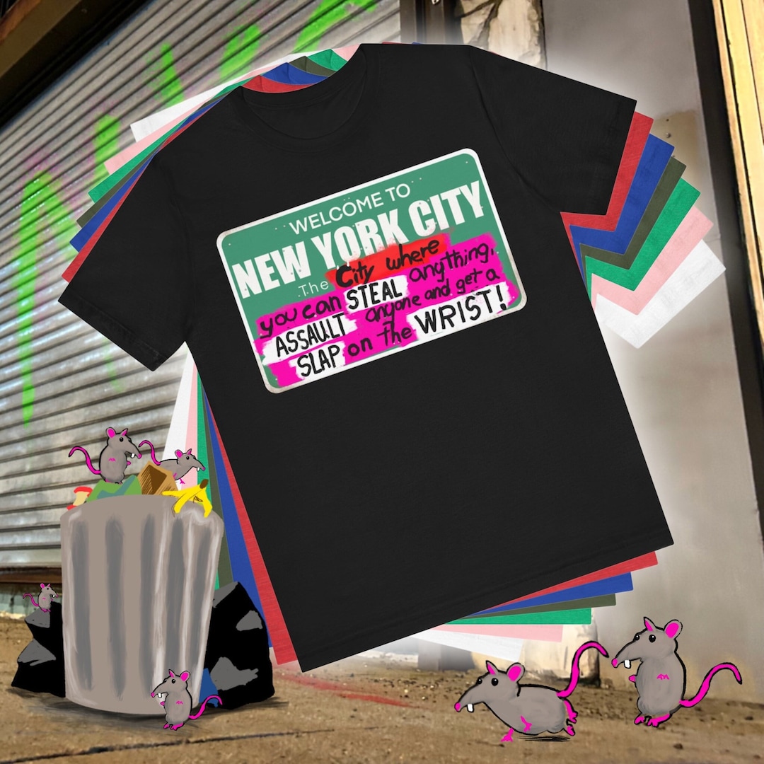Welcome to New York City, Shirt, Big Apple,t Shirt, Funny, Irony ...