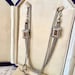 Antique French Silver Long Chatelaine Slide Chain Necklace 25" | Solid ...