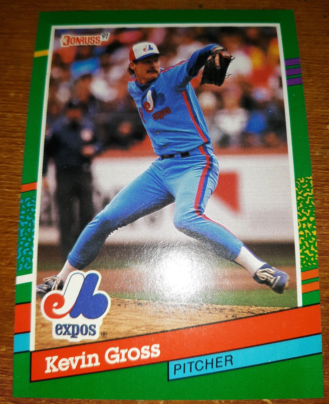 Jonruss 91 - 569 Kevin Frank Gross Expos Pitcher - Etsy