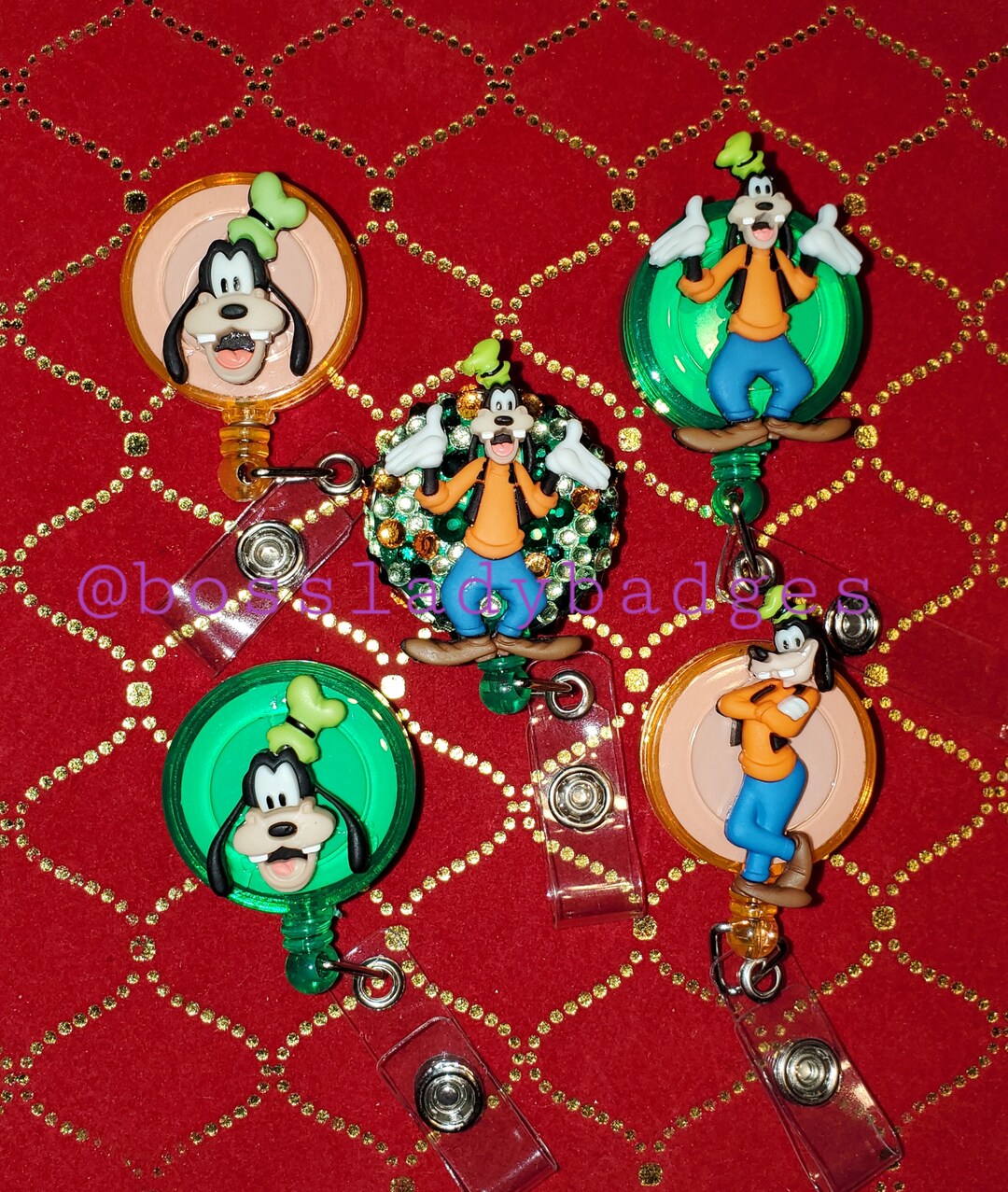 Goofy Badge Holder - Etsy