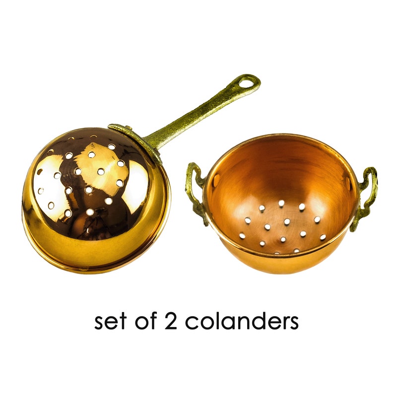 Miniature Copper Colander Little Colander Tiny Kitchen | Etsy