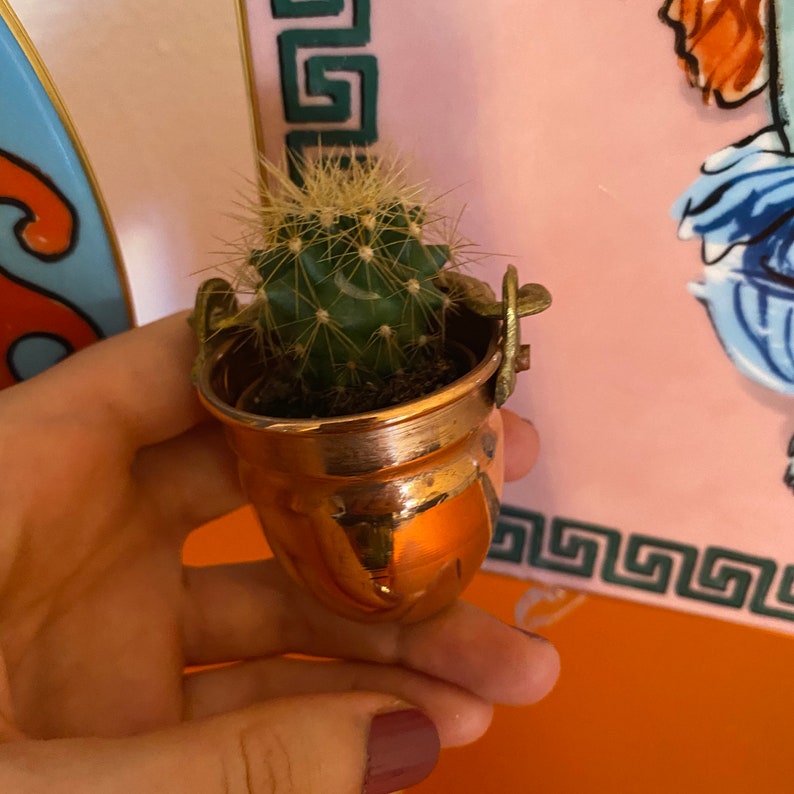 Mini Succulents Copper Plant Pot, Hanging Plant Pots Copper. Handmade ...