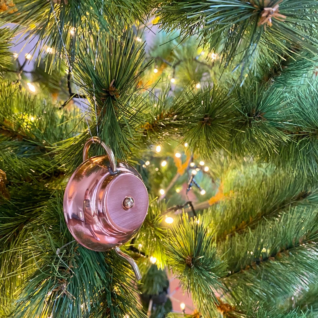 Nostalgic Miniature Copper Teapot Ornament - Charming Holiday ...
