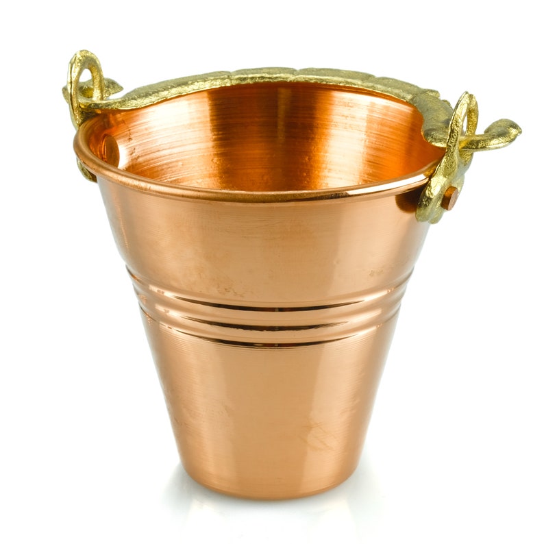 Miniature Kitchen Bucket. Hang on Christmas Tree. Handmade From Solid ...