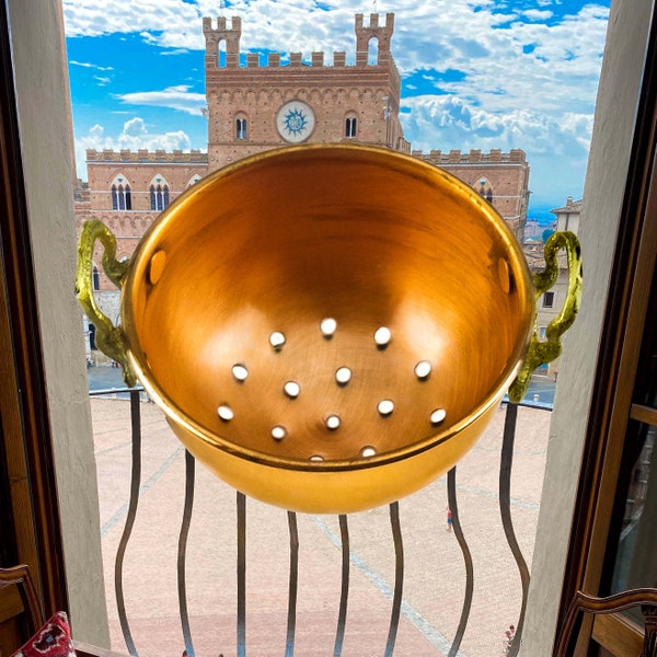 Copper Colander - Etsy