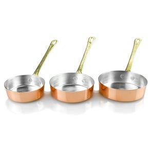 Small Copper Pan for Serving Dips, Sauces, Sides and Starters ...