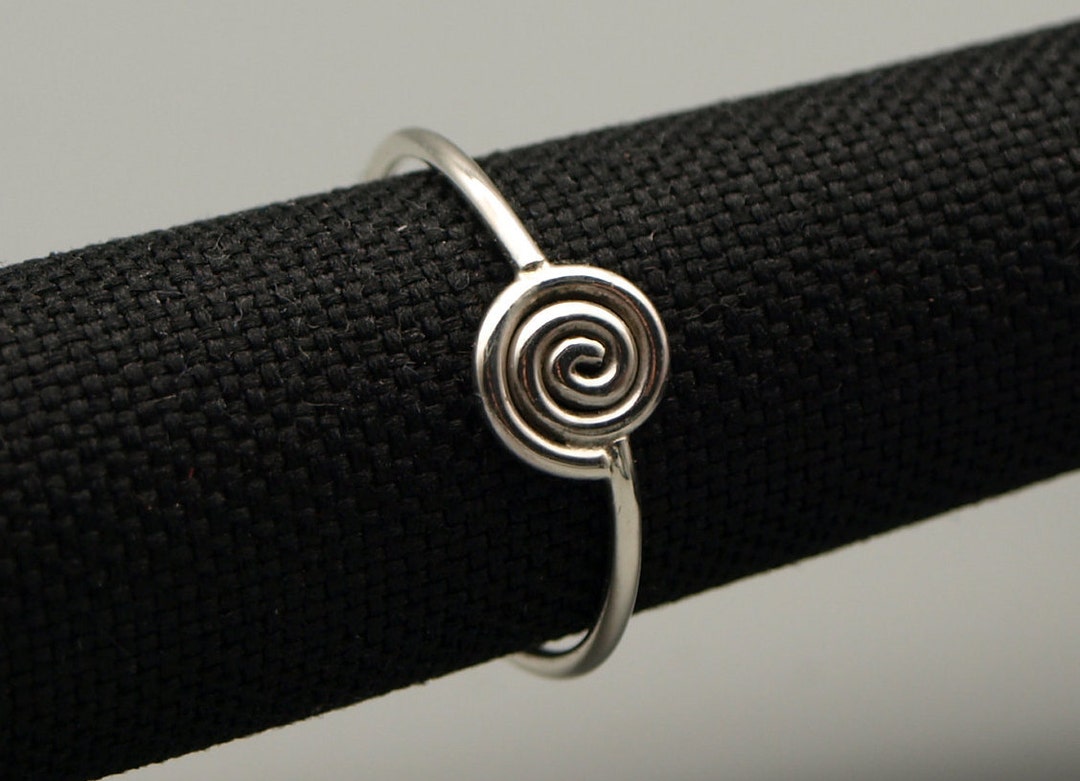 Spiral Ring Silver, Filigree Rings, Minimalist Delicate Rings, Sterling ...