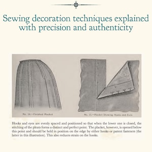 Victorian Dress Sewing Pattern | Late Victorian Era Dress | Sizes Xs ...