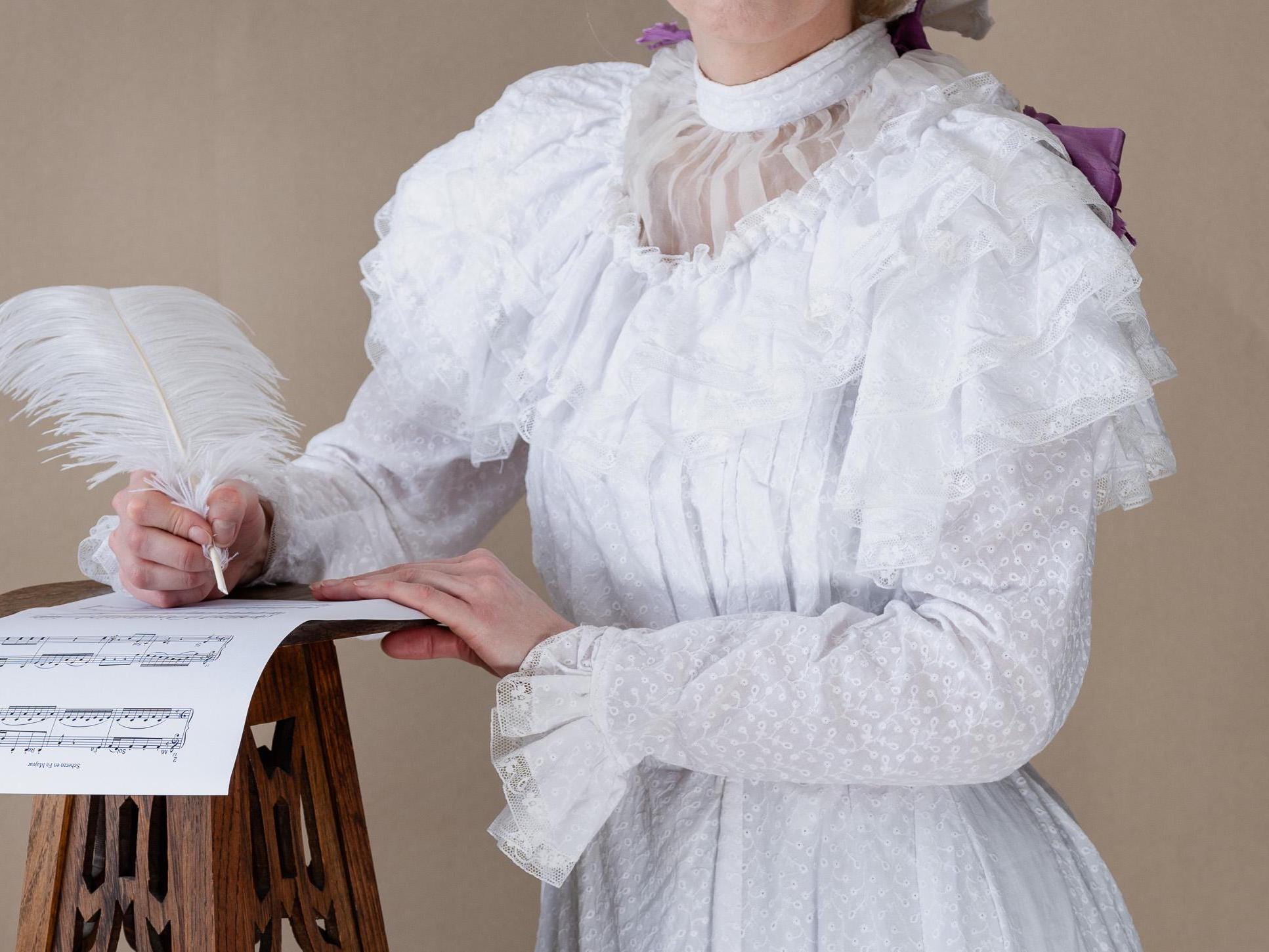 Victorian Dress Sewing Pattern | Late Victorian Era Dress | Sizes Xs ...
