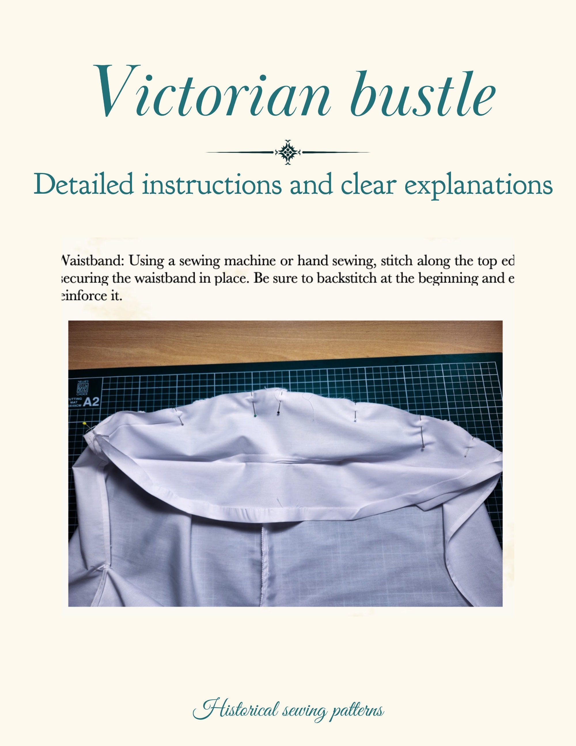 Victorian Bustle Jacket Pattern PDF 1880s-1890s DIY Sewing & Decoration ...