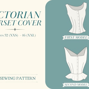 Victorian Corset Cover | EU 32-46 | PDF Sewing Pattern | Instant ...