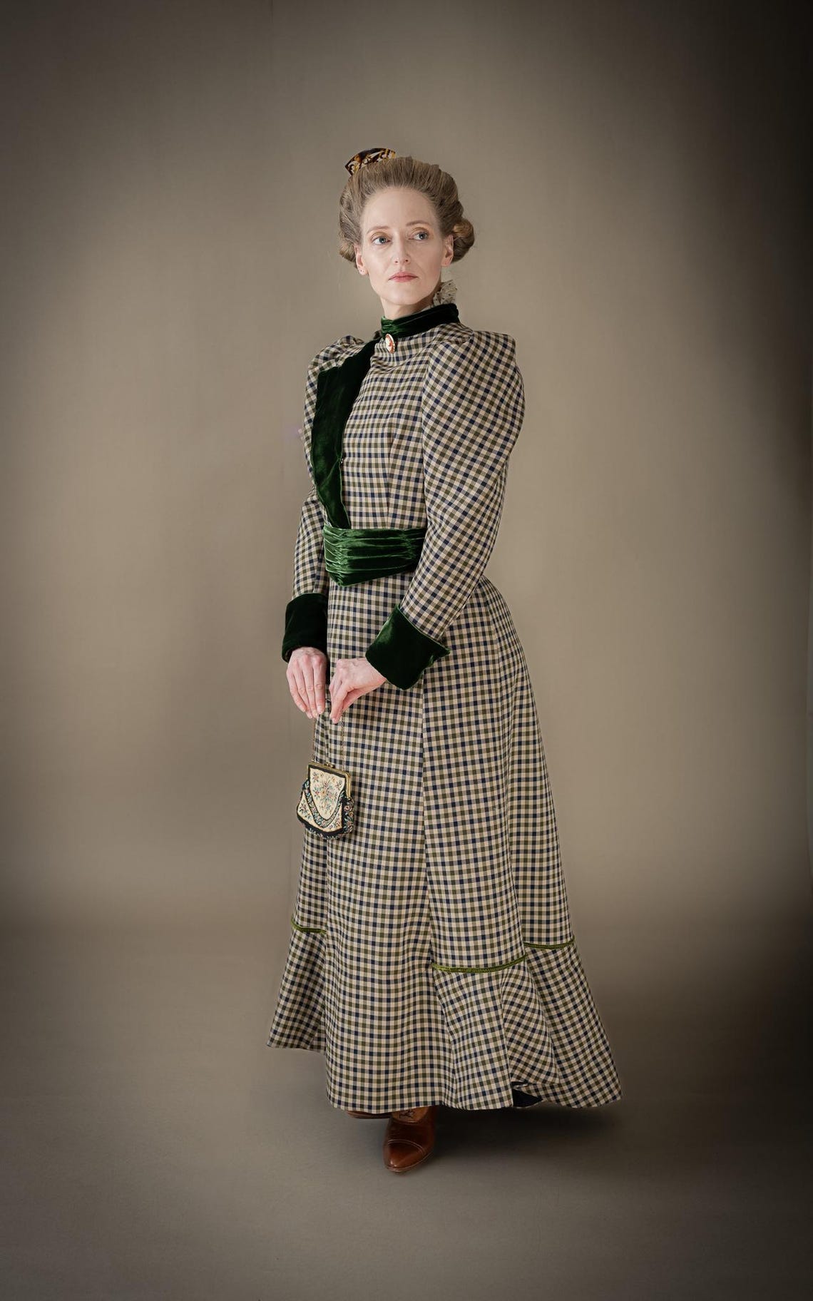 Victorian Flounce Skirt Pattern: Print at Home PDF A4 and US Letter ...