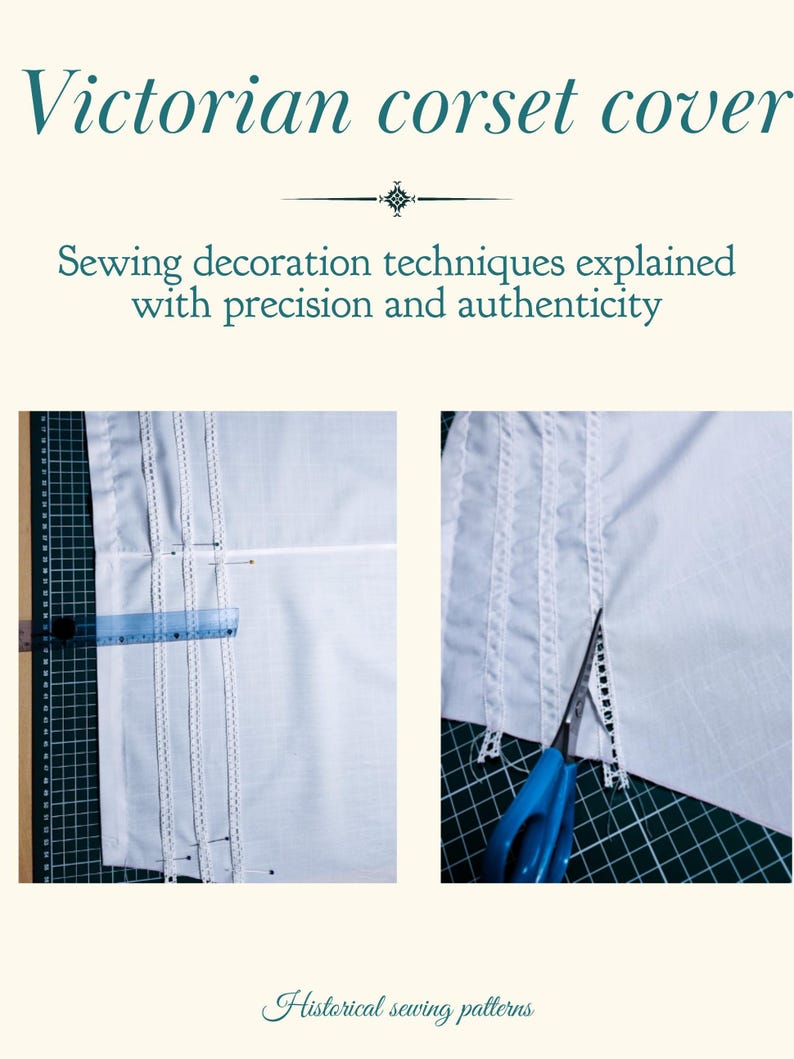 Victorian Corset Cover | EU 32-46 | PDF Sewing Pattern | Instant ...