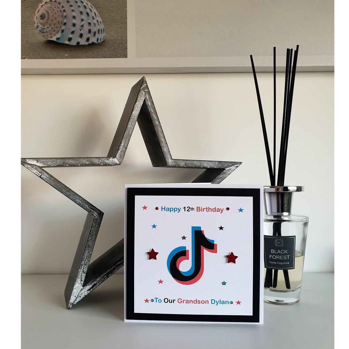 Personalised Tik Tok BIRTHDAY CARD Name Age Social Media - Etsy UK