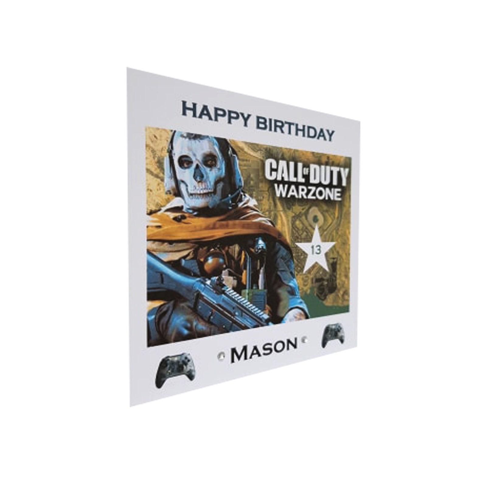 Personalised Call of Duty WARZONE BIRTHDAY CARD Greeting - Etsy