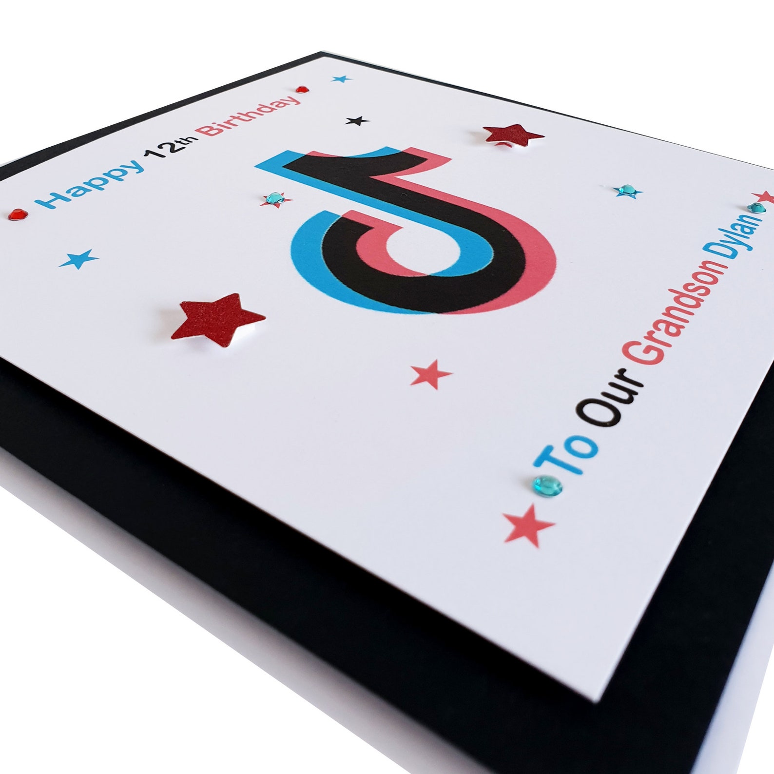 Personalised Tik Tok BIRTHDAY CARD Name Age Social Media - Etsy UK