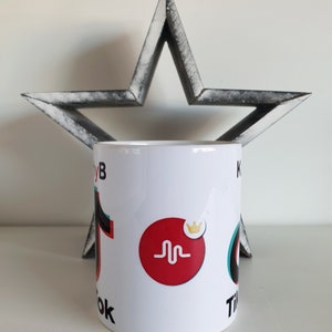 Personalised TIK TOK MUG - Ideal Gift or Birthday Gift. Boys Girls Son ...