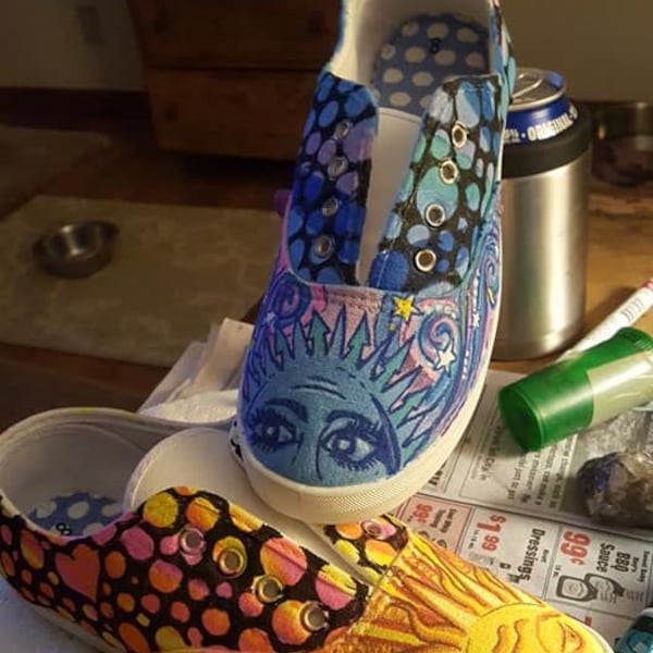 Moon Shoes - Etsy