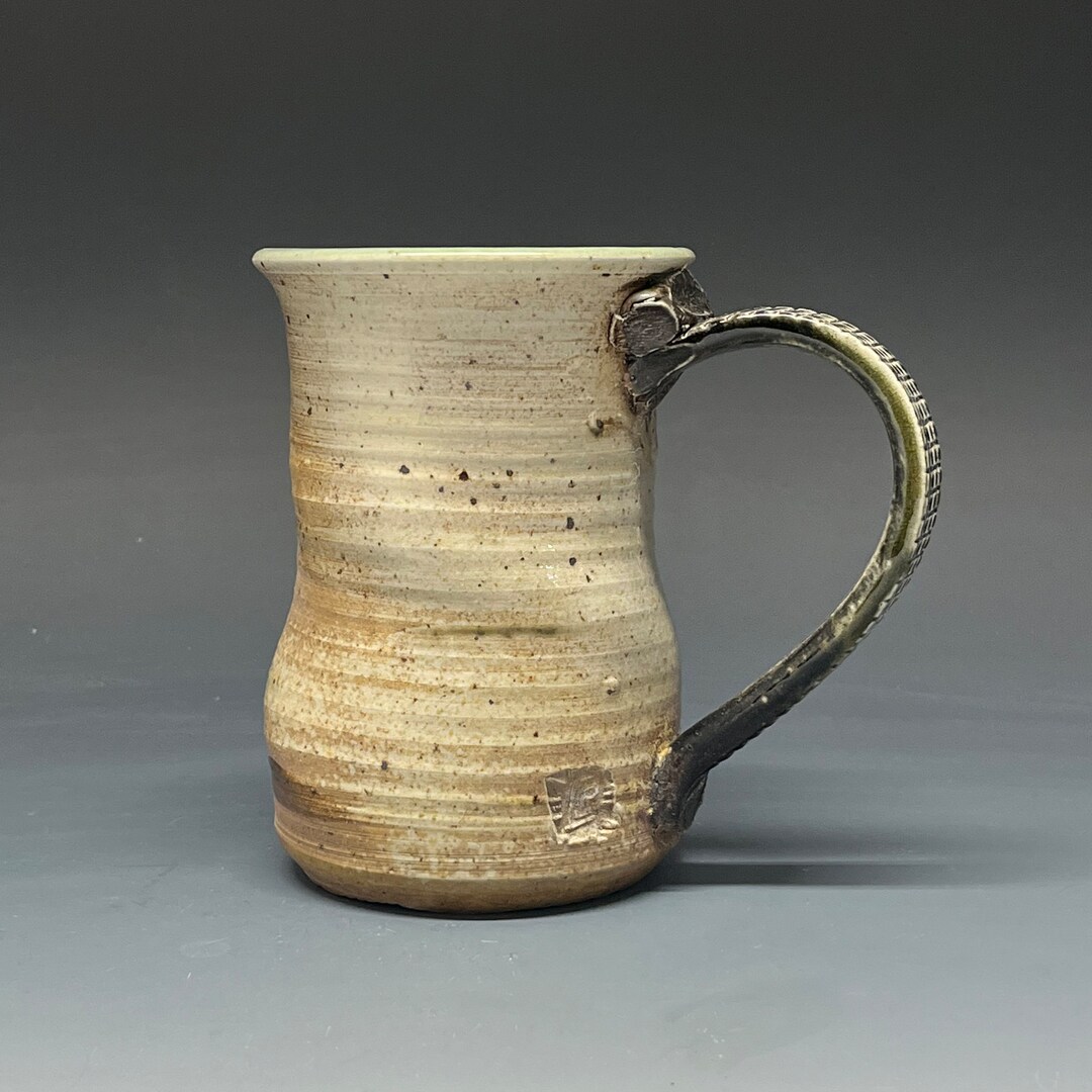 Wood Fired Salt Glazed Stoneware Mug With Knoxville Speedway Slip ...