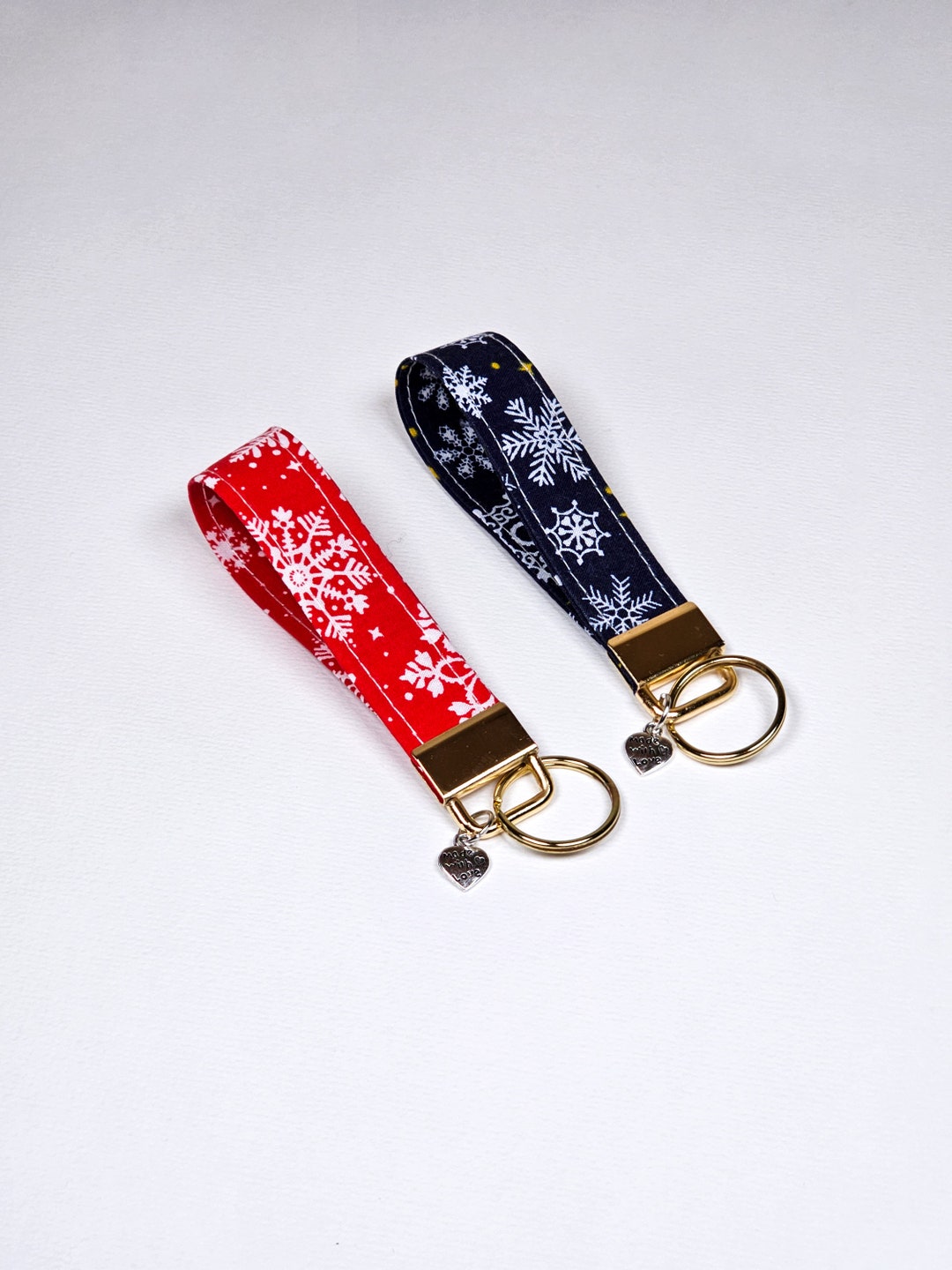 Christmas Gifts for Women, Fabric Keyfob, Keyrings and Keychains ...
